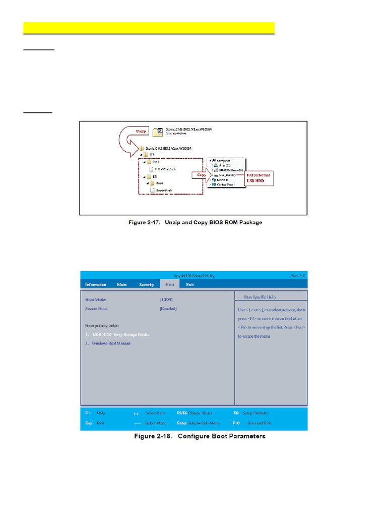 An515-55 Bios Recovery & Flash Details | PDF | Bios | Booting