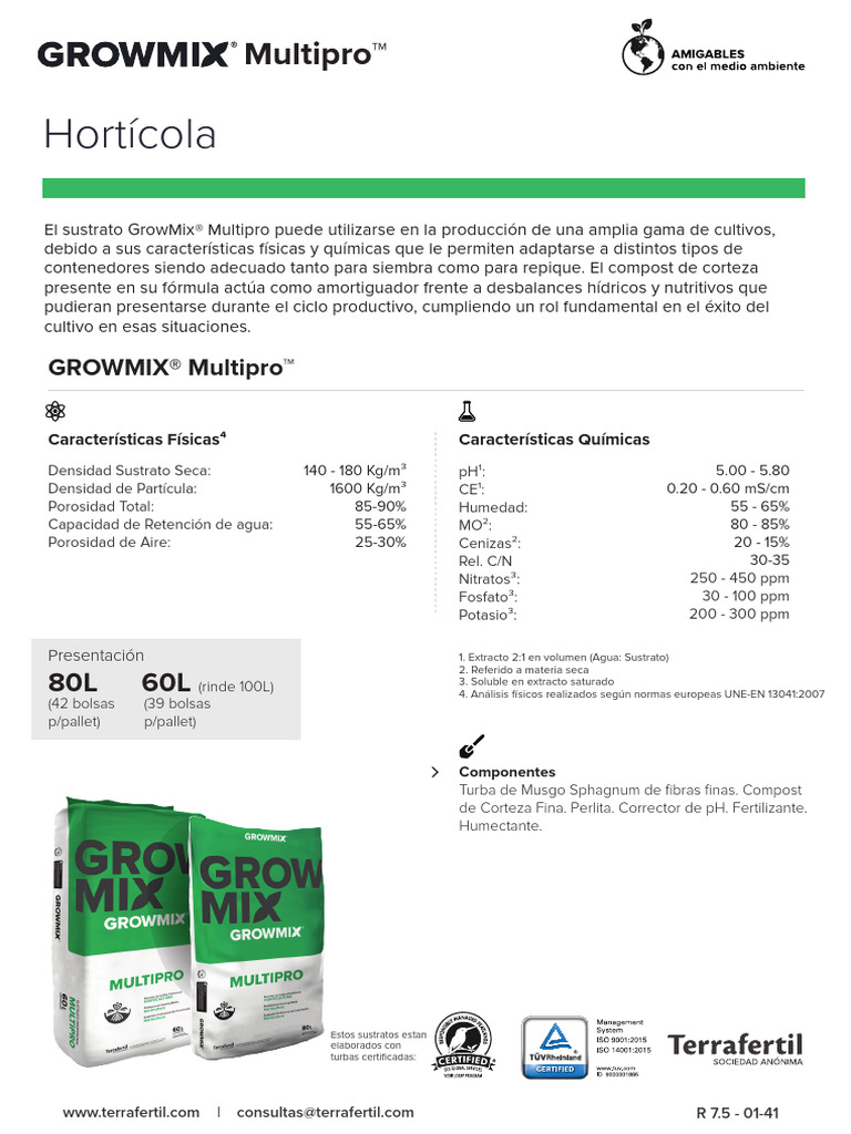 FT Growmix Multipro | PDF