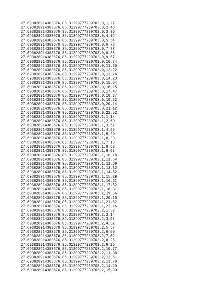 Final Ordered Traffic Data | PDF