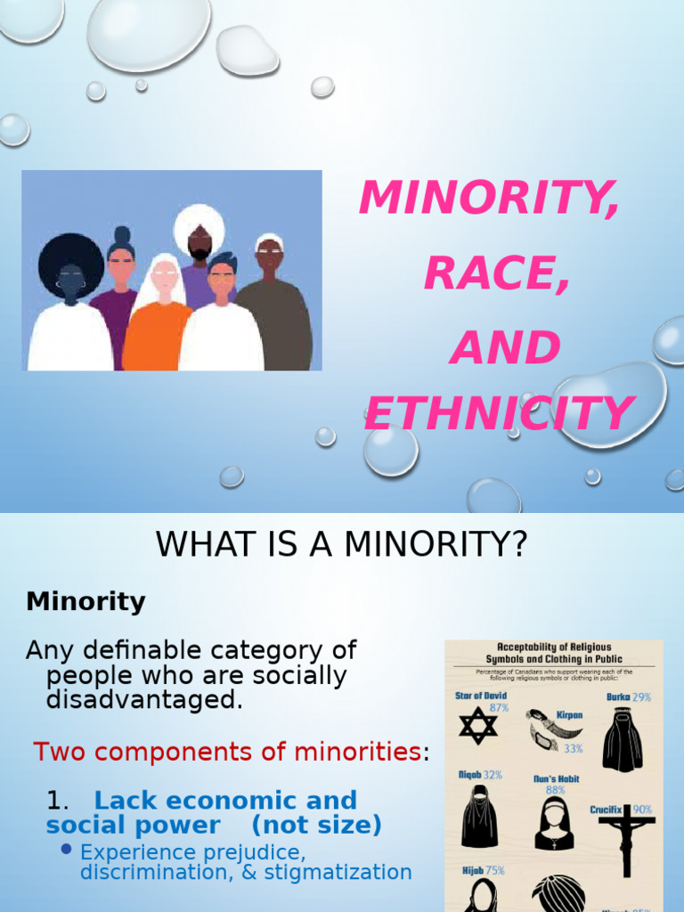 Lecture 19 - Minorities and Race - Students 2 | PDF