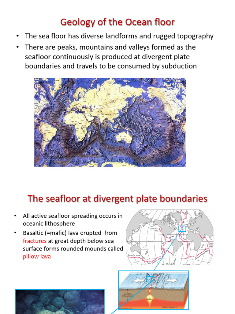 17 - Geology of The Sea Floor | PDF | Plate Tectonics | Volcano