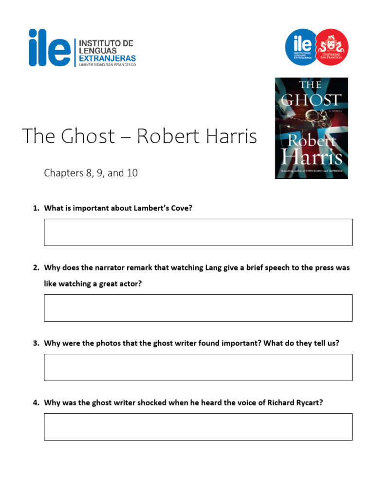 Analysis of Key Events in "The Ghost" | PDF