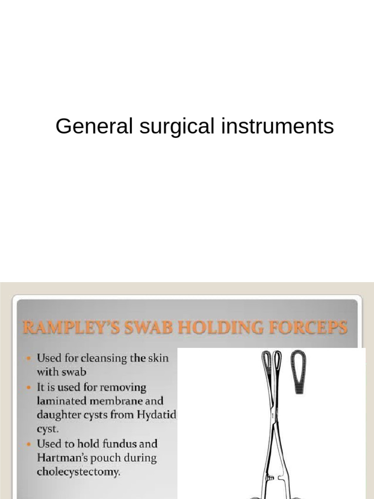 Surgical Instruments | PDF