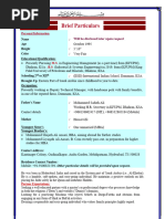 Muslim Bio Data | PDF