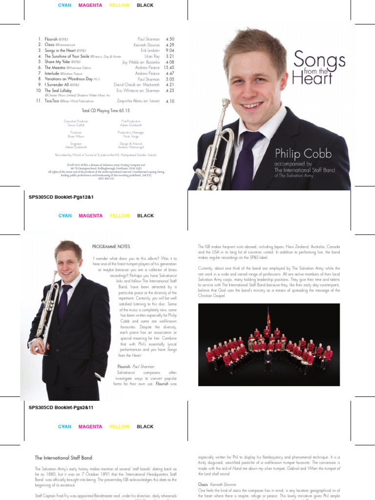 Philip Cobb - 12. Digital Booklet Songs from the Heart | PDF | Trumpet ...