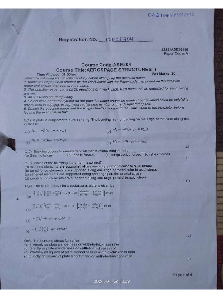 ASE304 Improvement CA2 | PDF