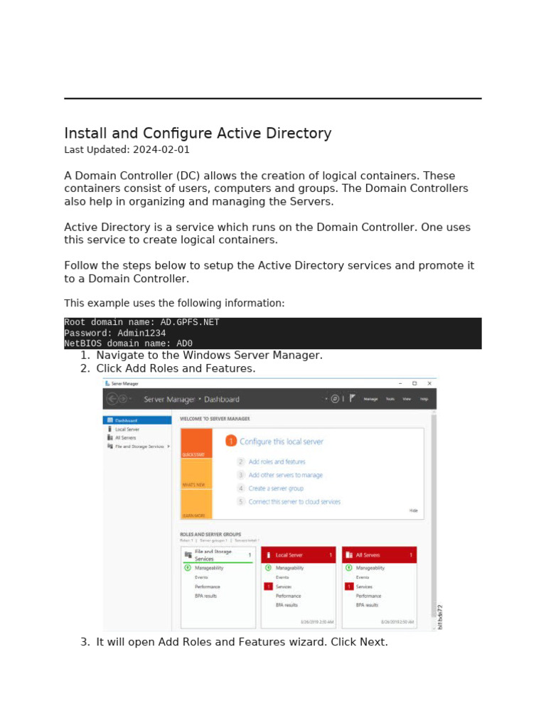 active directory | PDF
