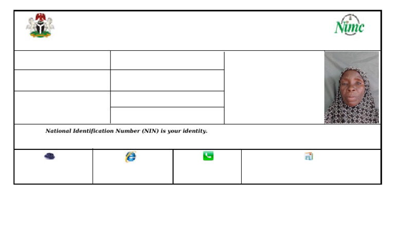 Nigeria National ID Slip Guide | PDF