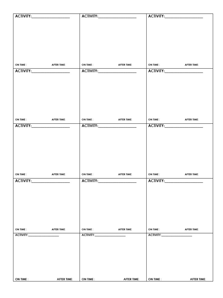 Activity Stamp | PDF
