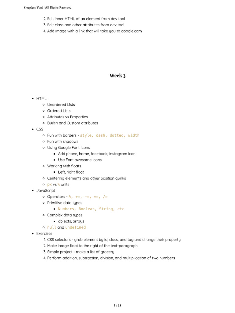 Web Dev Roadmap Part 3 | PDF
