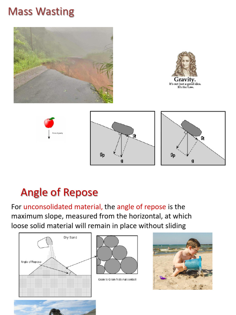 7 - Mass Wasting | PDF | Landslide | Earth Sciences