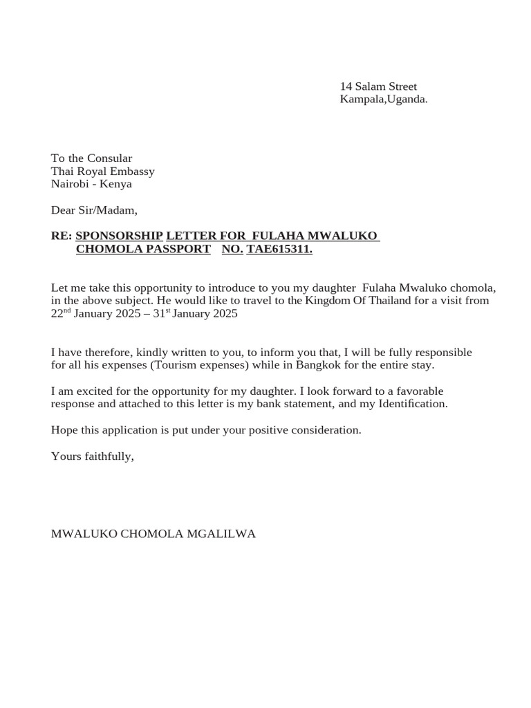 Letter | PDF