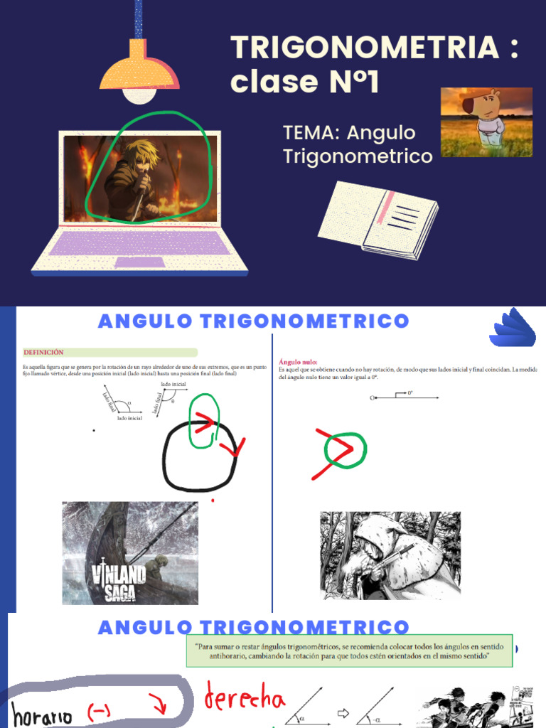 Trigonometria Angulo Trigonometrico | PDF