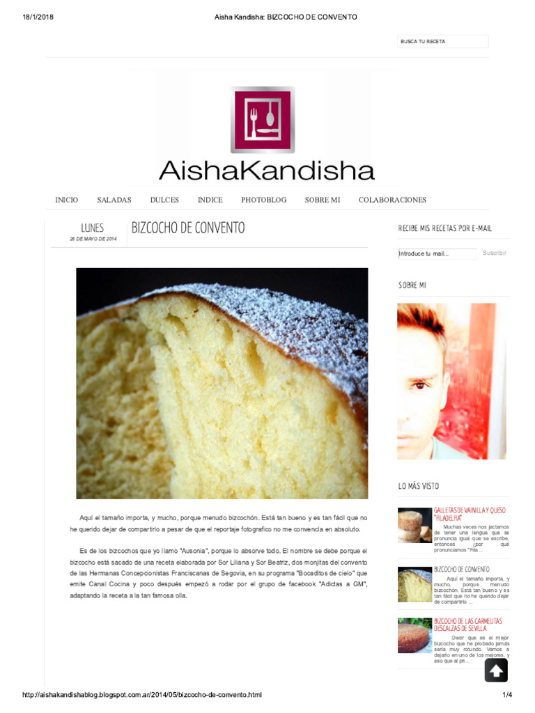 Aisha Kandisha - BIZCOCHO DE CONVENTO | PDF
