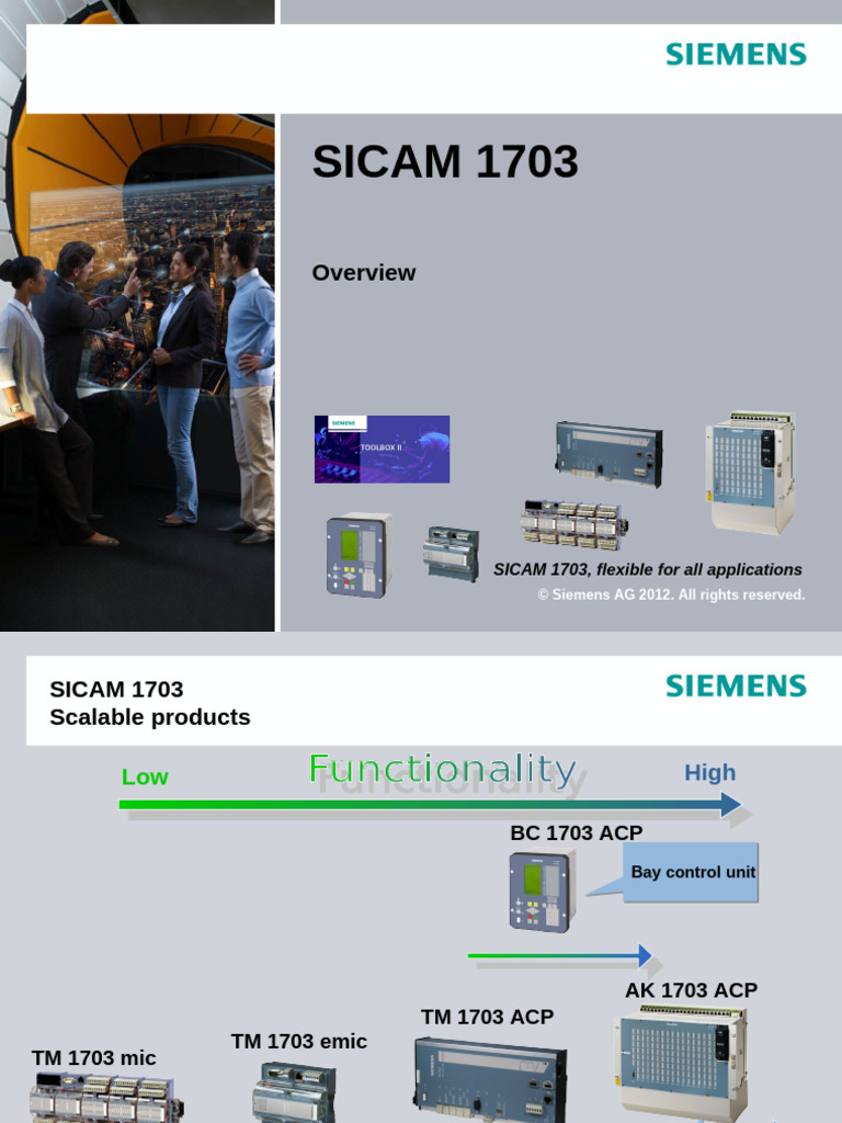 04-SICAM 1703-OVERVIEW | PDF | Automation | Telecommunications