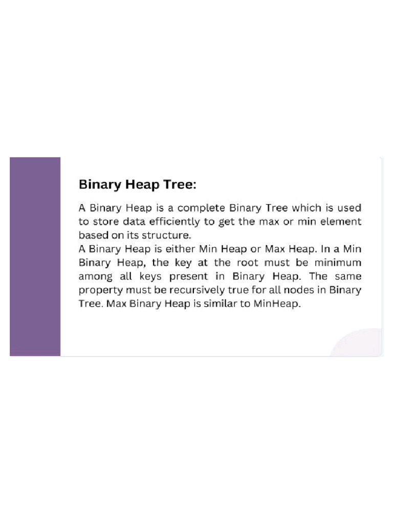 Binary Heap ? | PDF