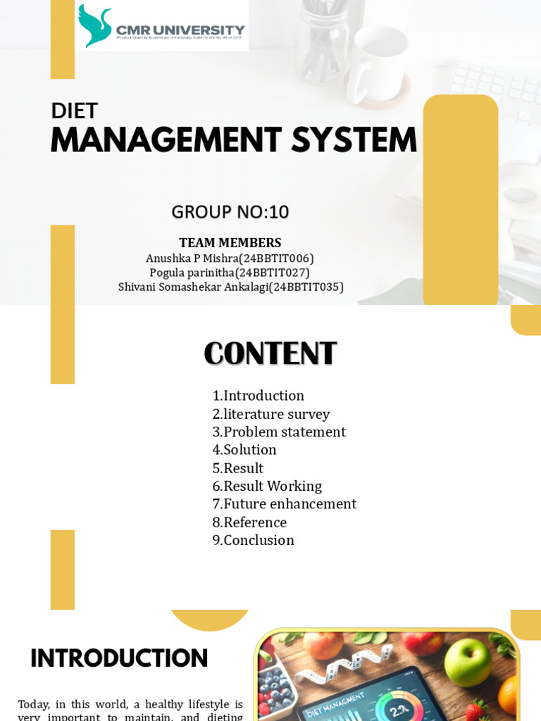 101DIET MANAGEMENT Final | PDF | Dieting | Nutrition