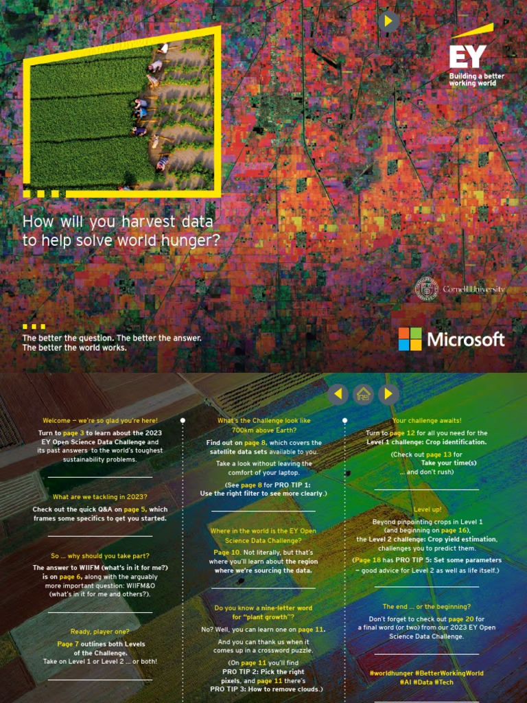 EY Open Science Data Challenge Booklet FY2023 | PDF | Machine Learning | Statistical Classification