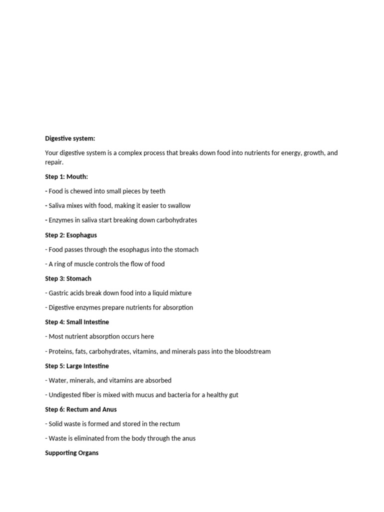 Digestive System | PDF