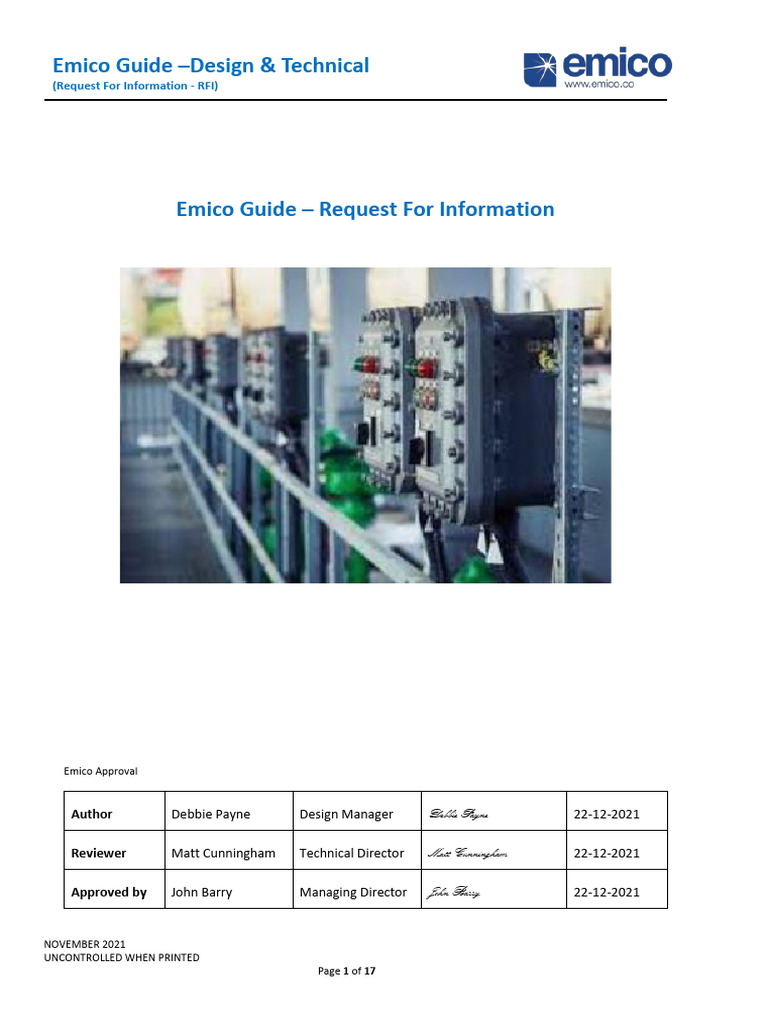 Requests For Information Guide | PDF | Request For Information | Computing