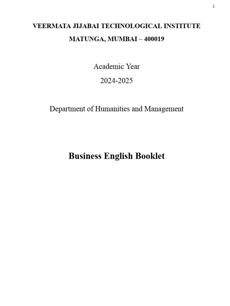 Business English Vocabulary Guide | PDF