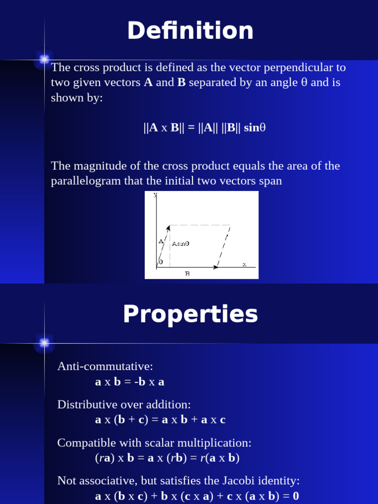 Cross Product | PDF