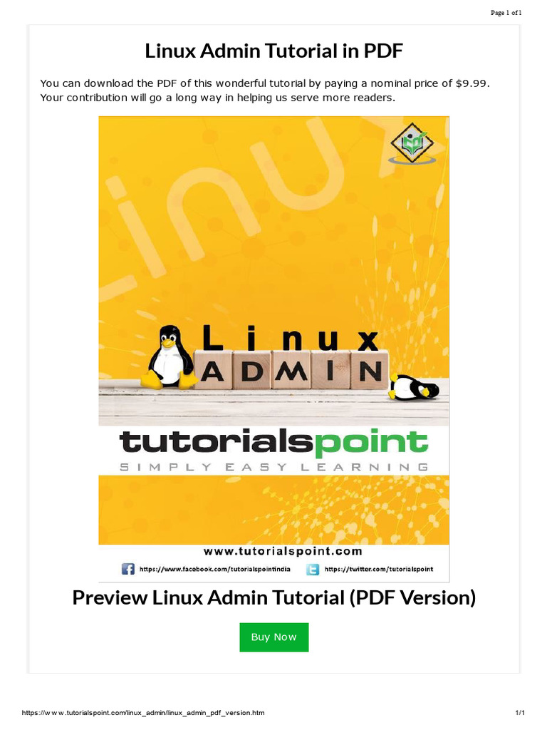 Linux Admin Guide for Beginners | PDF