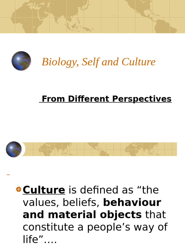 Intro Biology Self Culture | PDF | Id | Sigmund Freud
