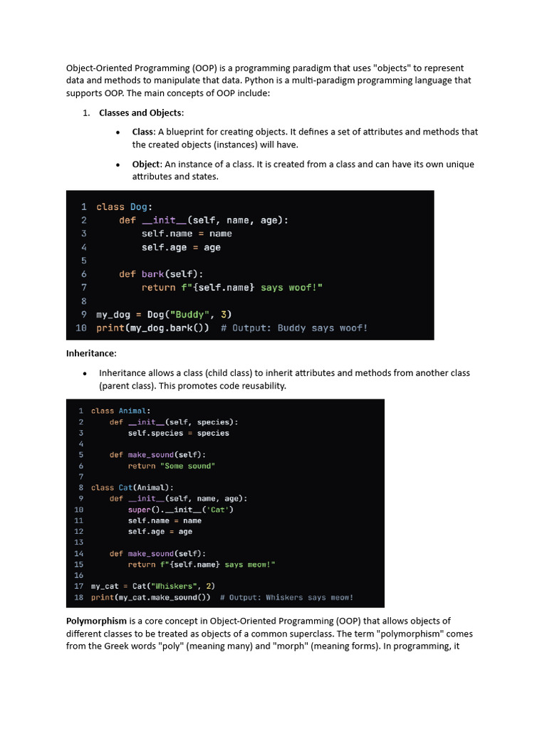 Oops Basics PDF | PDF
