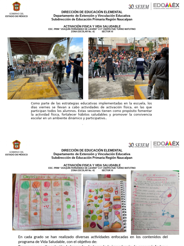 Activación Fisica y Vida Saludable. | PDF