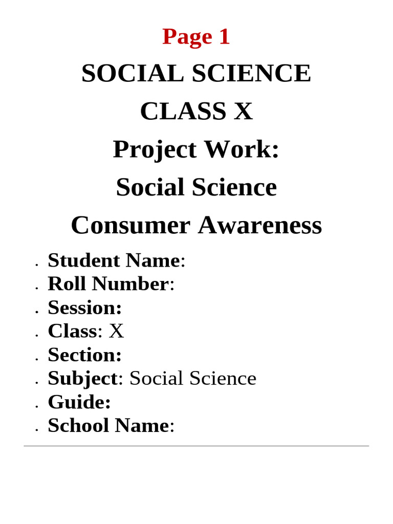 X SST Project Template | PDF