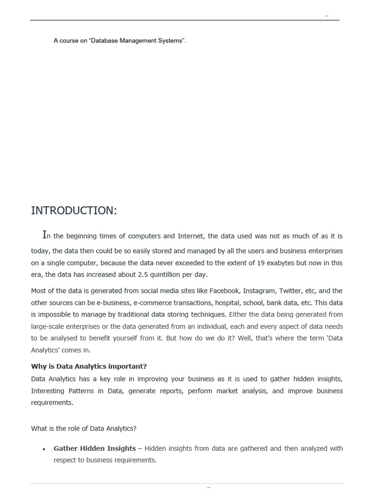 DA UNIT 1 & 2 | PDF | Cloud Computing | Outlier