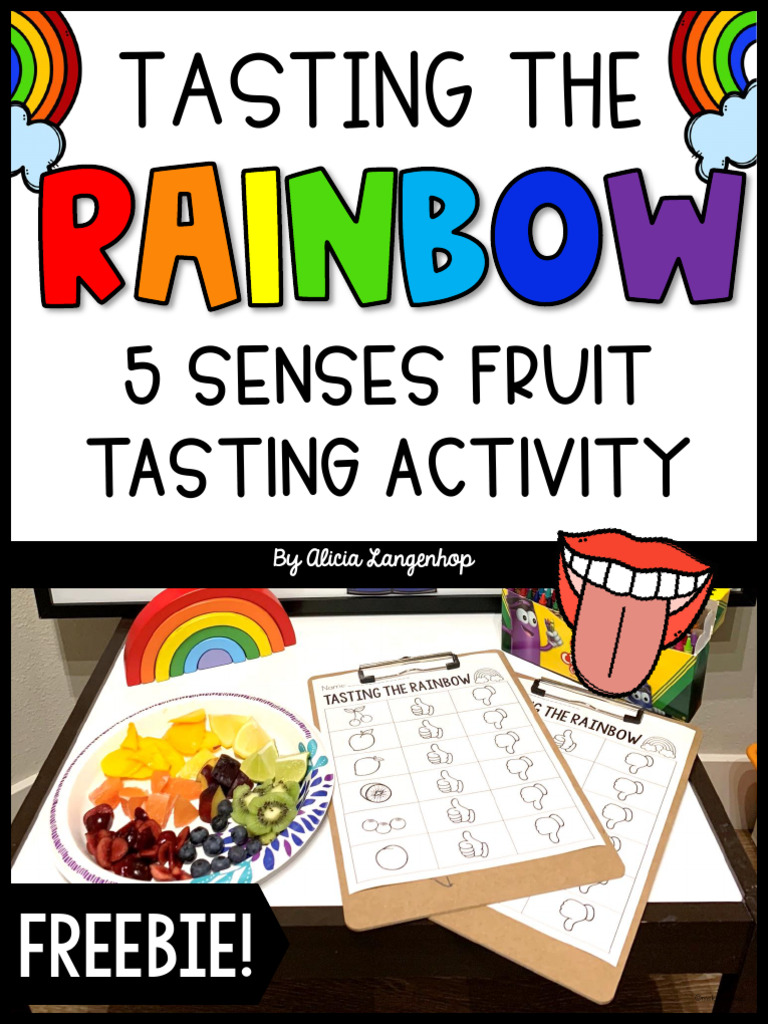 TastingtheRainbow5SensesFruitTasteTestFreebie-1 | PDF | Digital ...