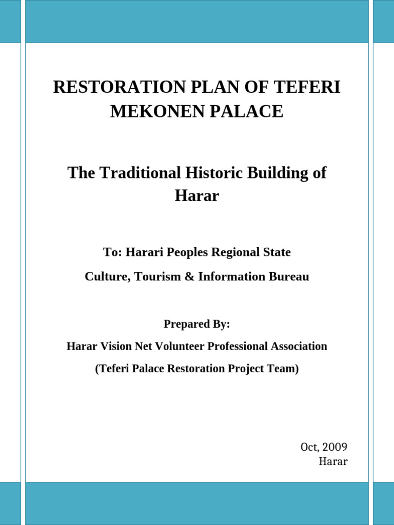 Teferi Final Draft (Nov, 1) | PDF | Mortar (Masonry) | Masonry