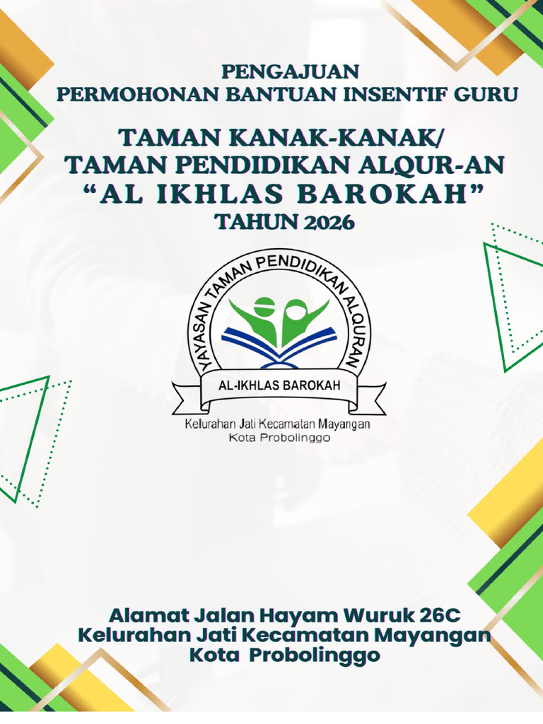 Cover Insentif Tpq | PDF