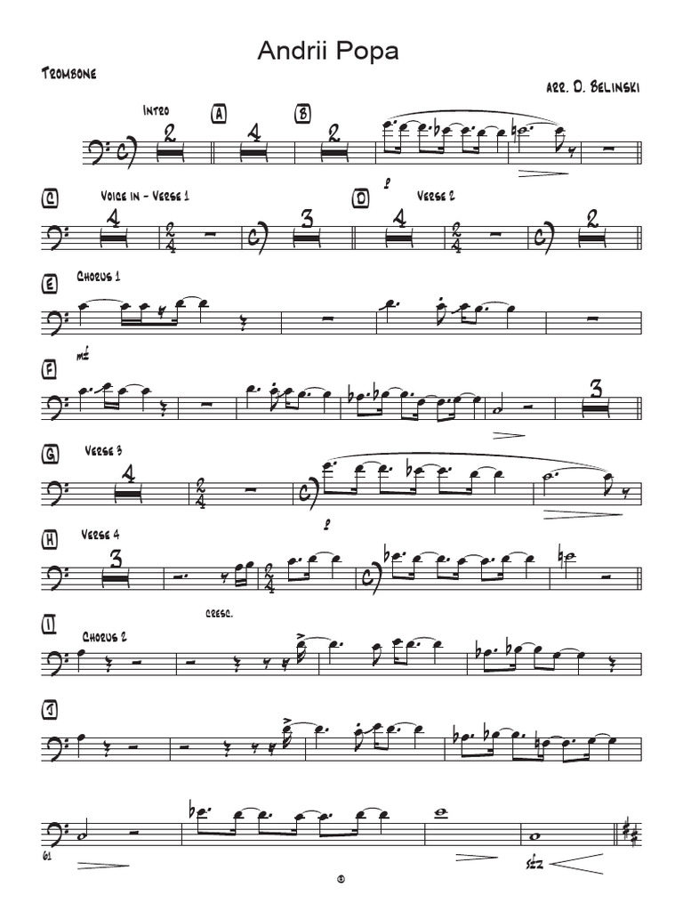 Andrii Popa - Trombone | PDF