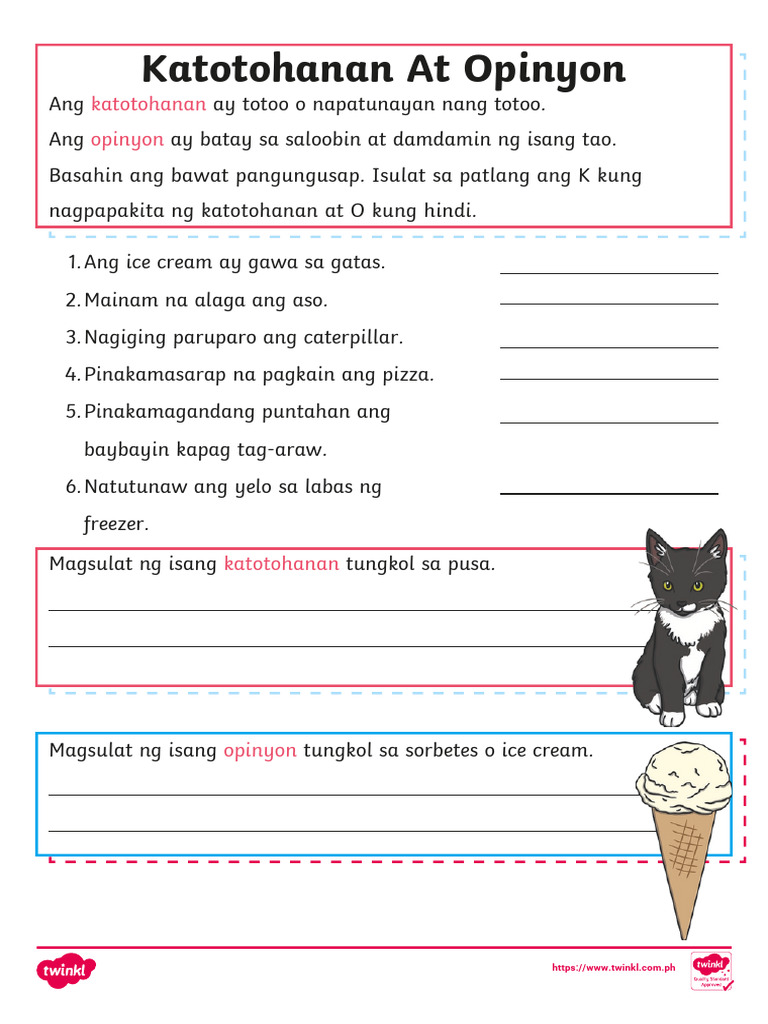 Katotohanan-At-Opinyon - PDF Ver 2 | PDF