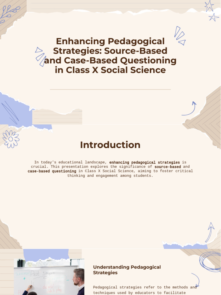 Slidesgo Enhancing Pedagogical Strategies Source Based and Case Based ...