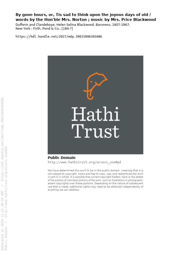 Bygone Hours Piano Pdf Data Management Government Information