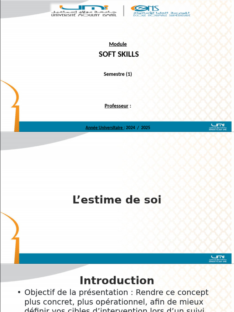 Estime de Soi | PDF | Estime de soi | Psychologie