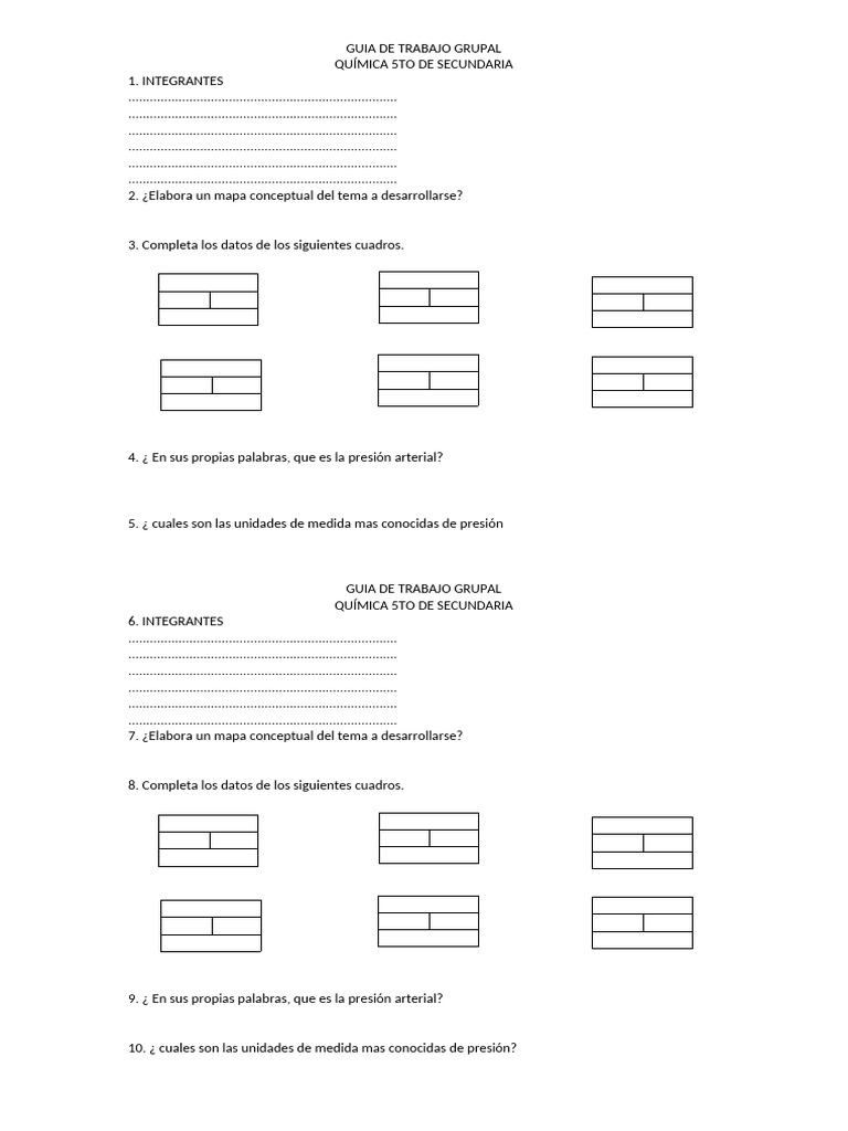 Guia de Trabajo Grupal | PDF