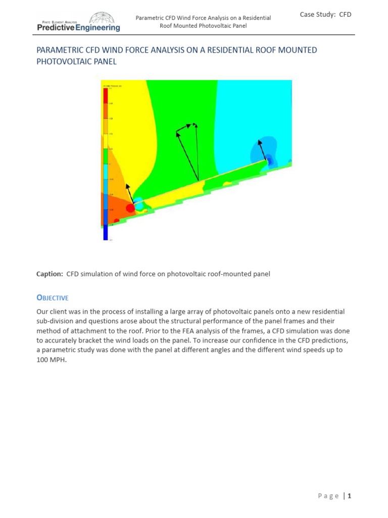 parametric_cfd_wind_force_analysis_on_a_residential_roof_mount | PDF ...