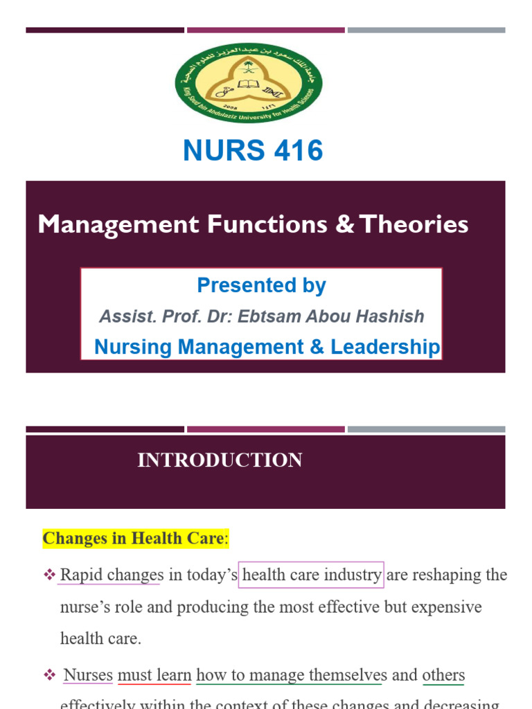 1 - Management Functions & Theoriesâ ? | PDF | Social Psychology | Business Economics
