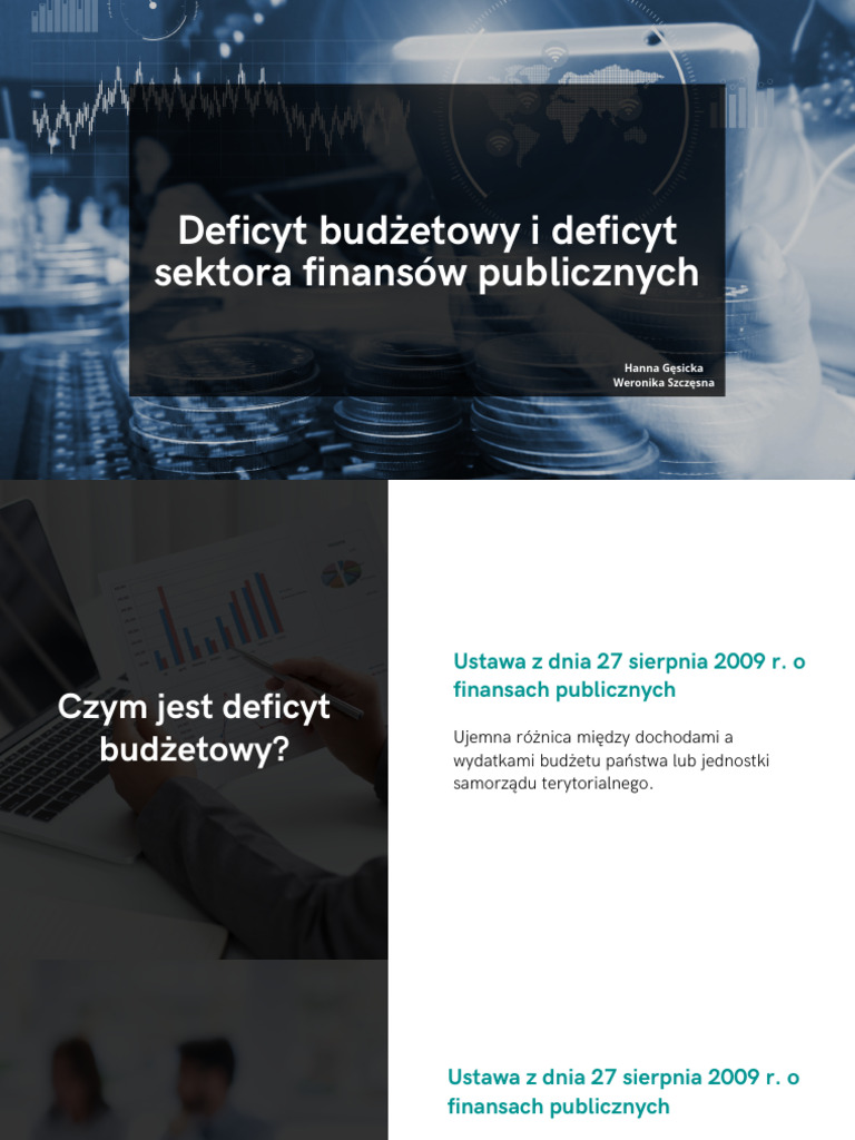 Deficyt Budżetowy I Deficyt Sektora Finansów Publicznych | PDF