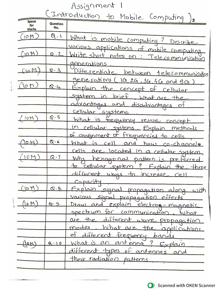 MC Module 1 Assignment1 | PDF