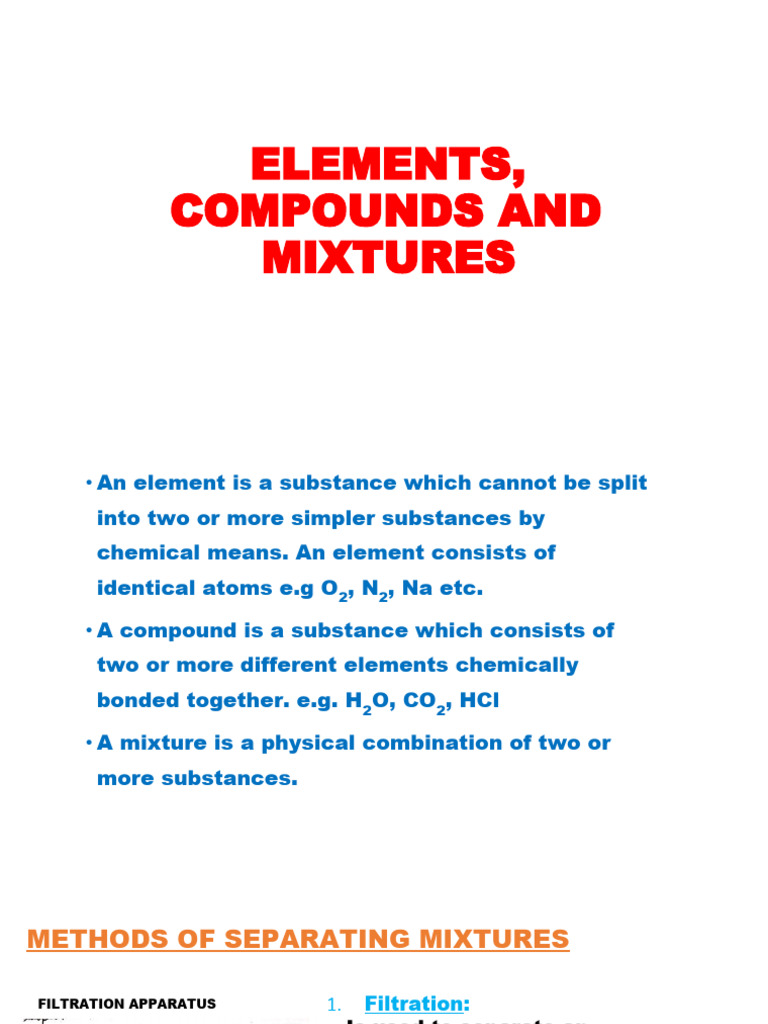 Chemistry Basics for Students | PDF | Distillation | Filtration