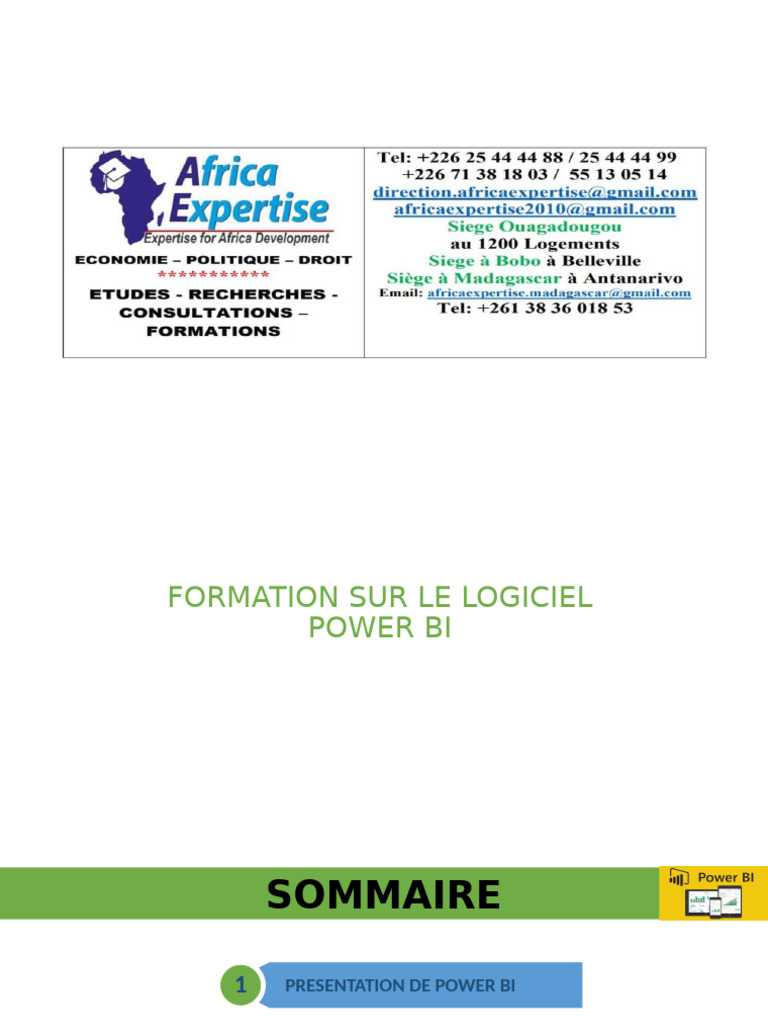 Formation Complète sur Power BI | PDF | Informatique décisionnelle ...