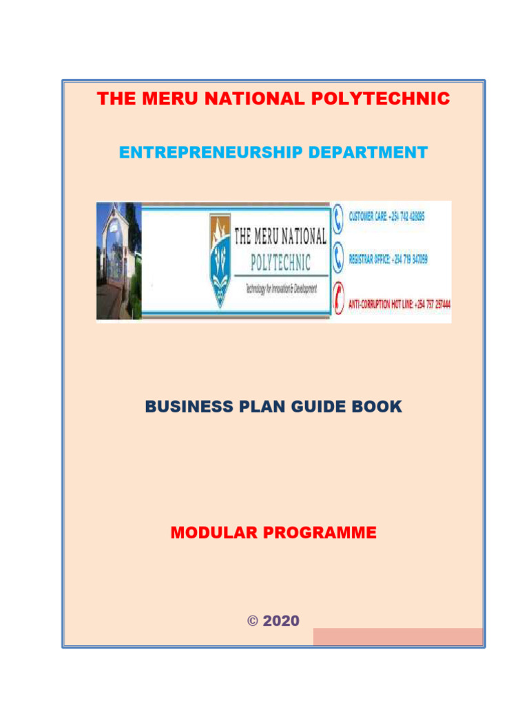 Business Plan Guide for Entrepreneurs | PDF | Working Capital | Income ...