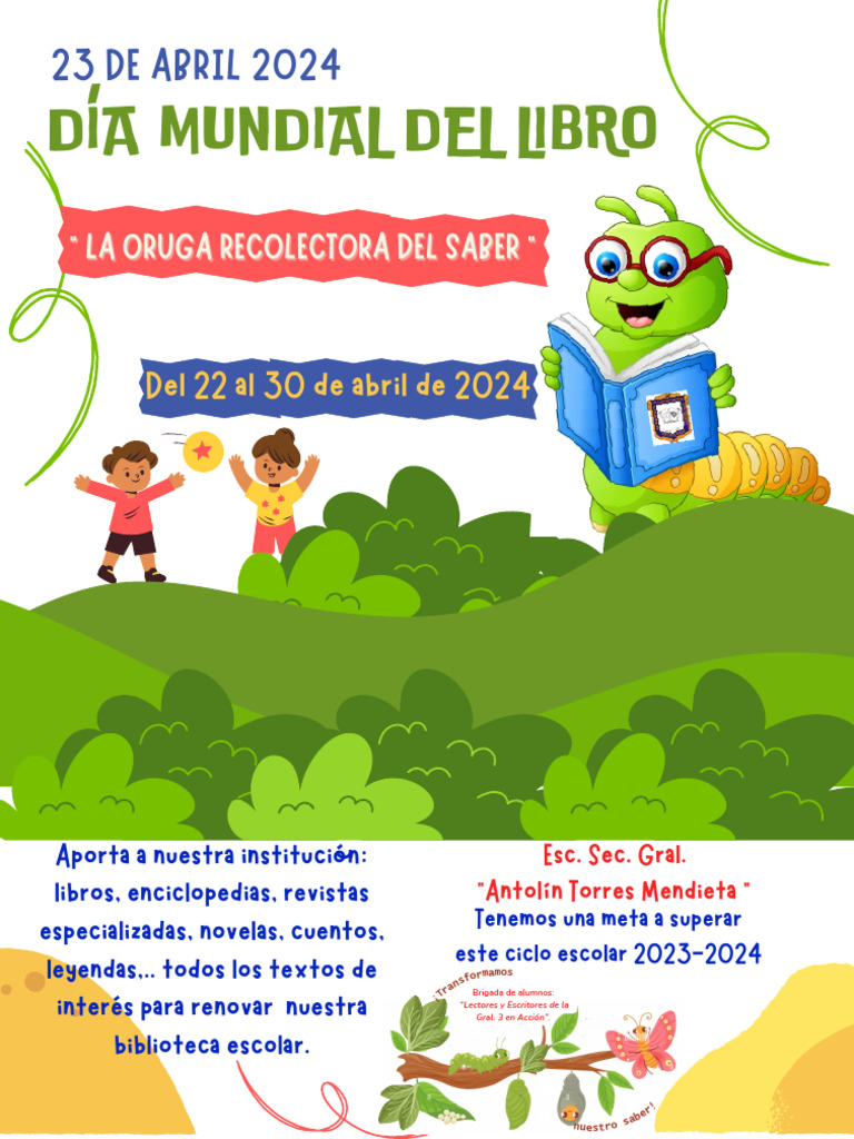 Poster Cartel Dia Del Libro | PDF