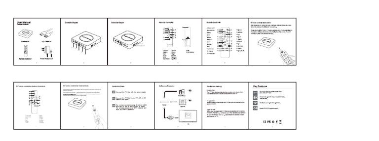BT Voice Controller Button Functions BT Voice Controller Instructions ...